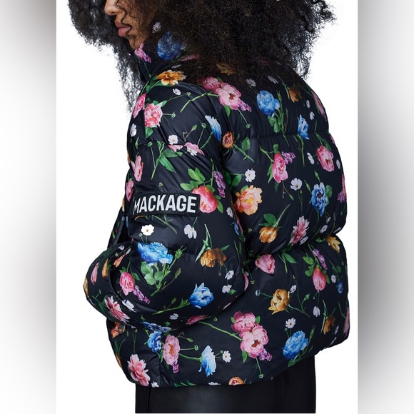 Mackage | Jackets & Coats | Mackage Mylah Down Floral Puffer Jacket ...